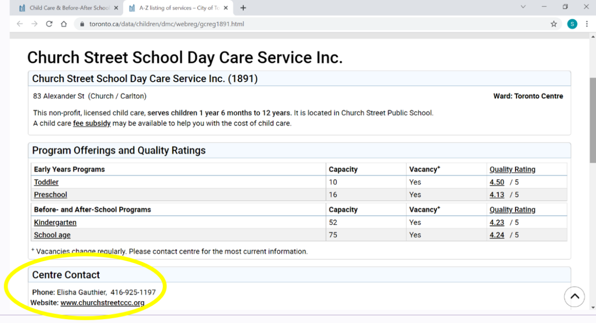 Finding Child Care - Surrey Place